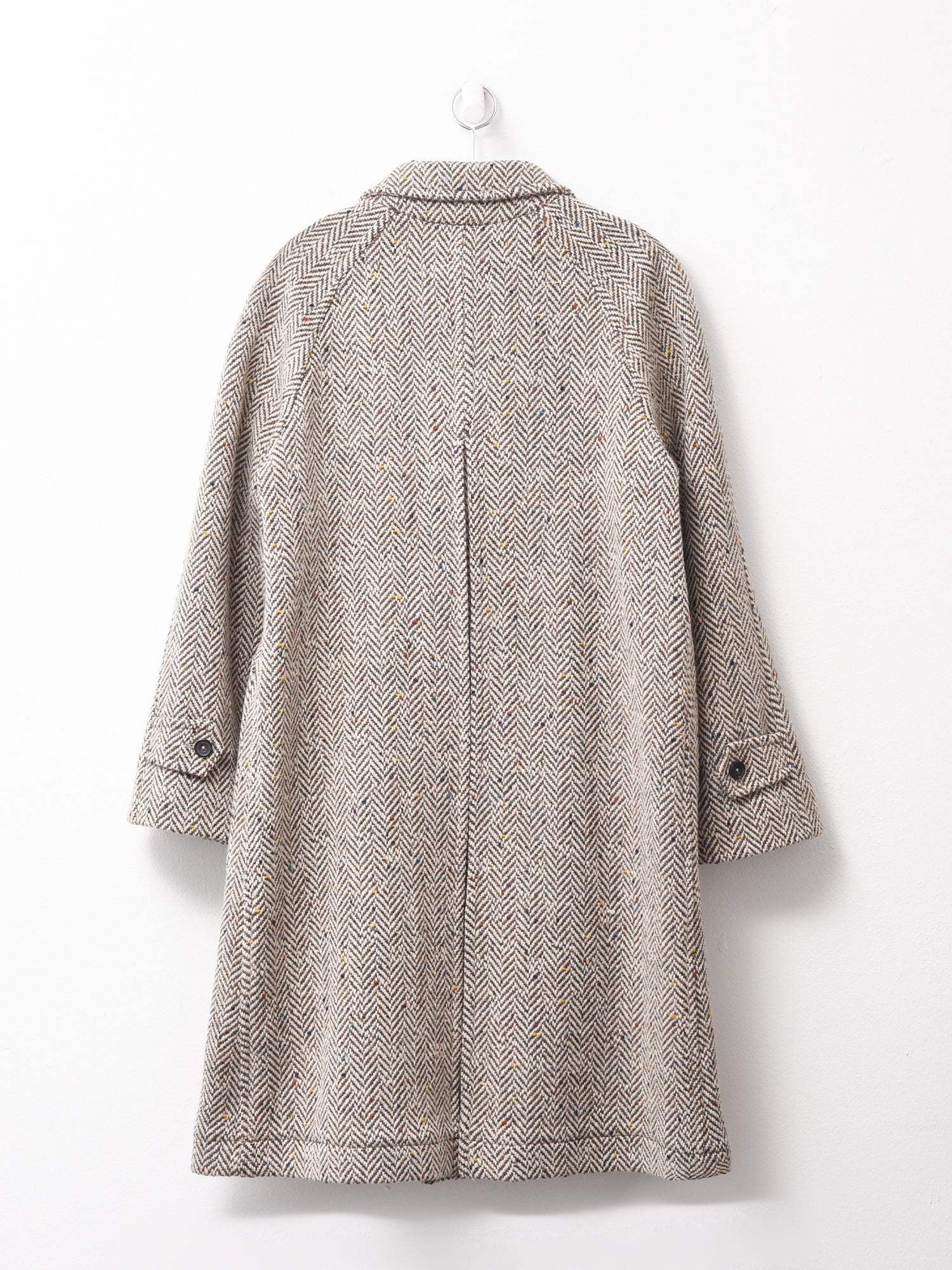 SB HERRINGBONE TWEED RAGLAN OVERCOAT_OAT FLECK – Blancsom