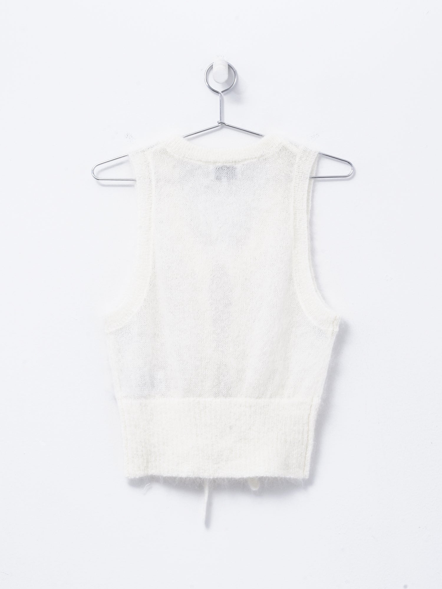Light Mohair Tie String Vest_Egret 135 – Blancsom