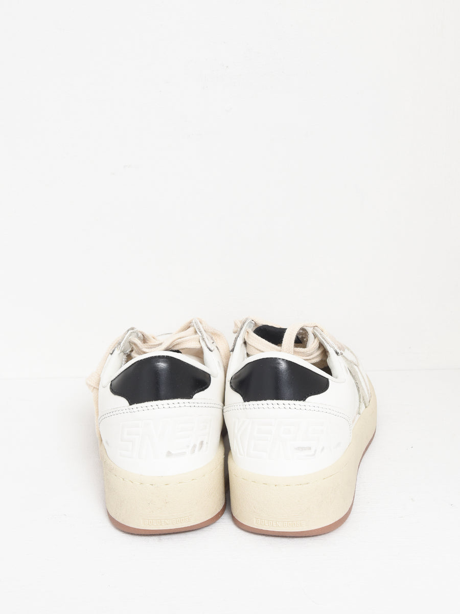 BALLSTAR 2 LEATHER UPPER AND SPUR SUEDE STAR SHINY – Blancsom
