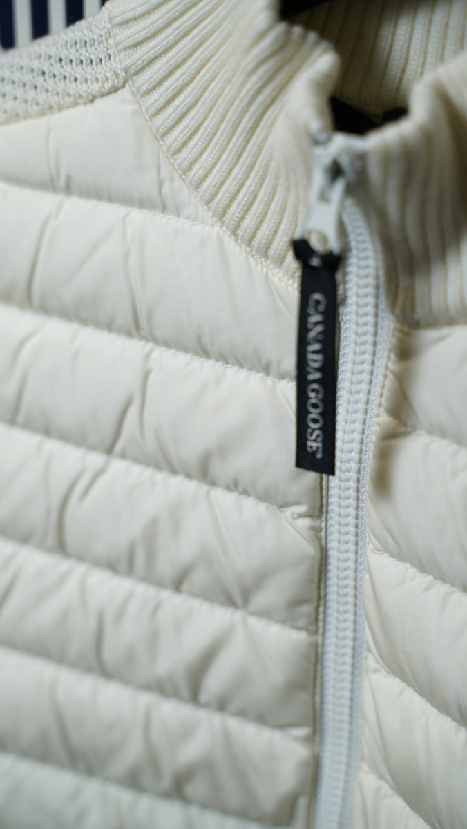 HYBRIDGE LOGO PATCH PADDED JACKET – Blancsom
