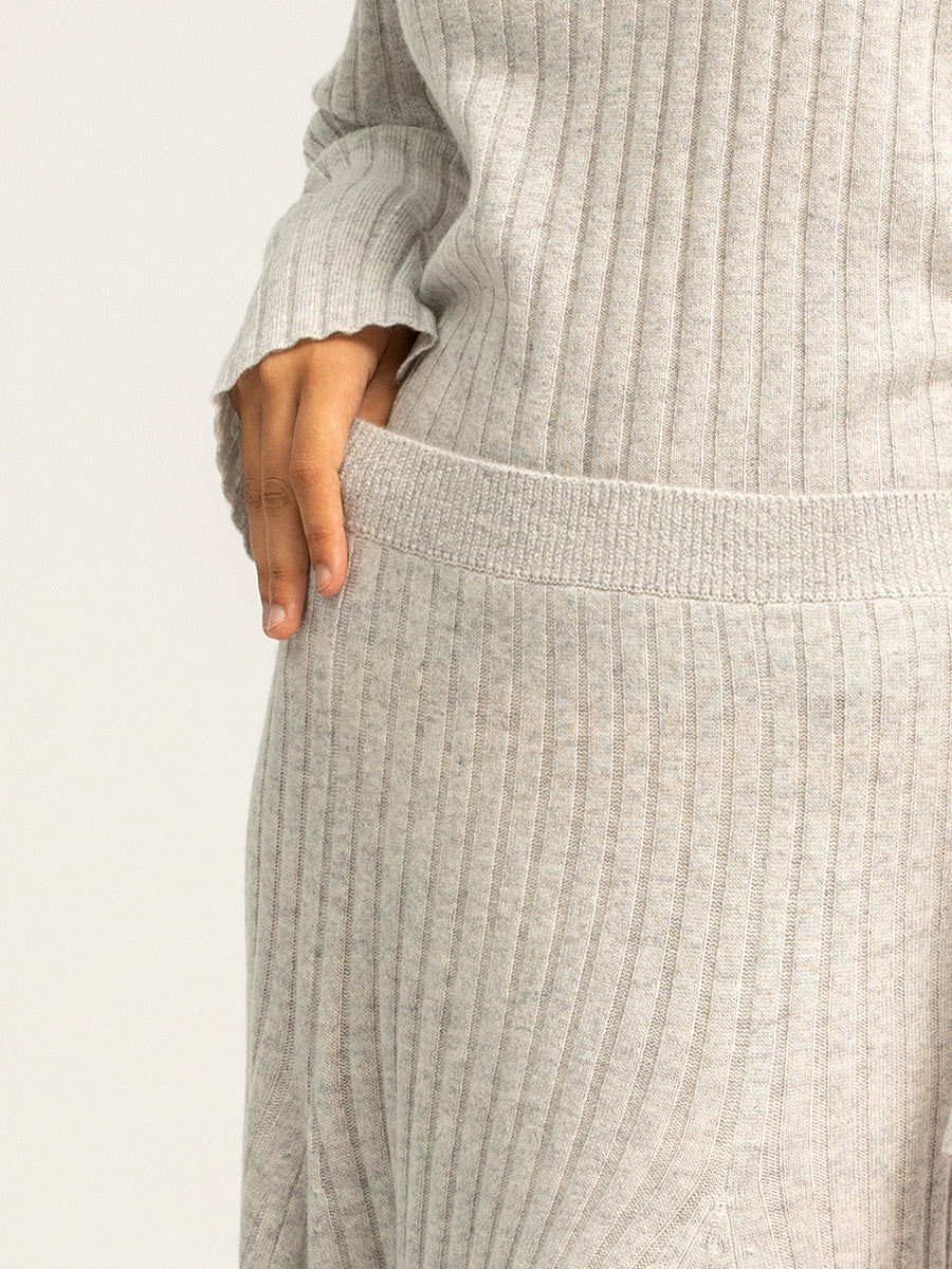 Flared Rib Skirt_Grey – Blancsom